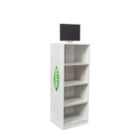 China Stackable Free Standing Display Rack Supermarket Beverage Juice Display Stand for sale