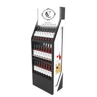 China Stackable Free Standing Display Rack Supermarket Beverage Juice Display Stand for sale