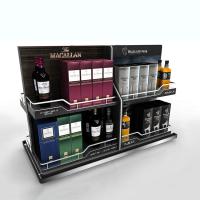 China Specialty Store Acrylic Display Stand Beer Bottle Rack Supermarket For Promotion for sale