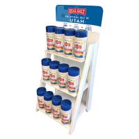 China Flyer Chocolates Side Brander Wooden Tray Display Stand for sale