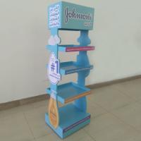 China Customized Baby Cleansing Water Display Rack Wooden Baby Products Display Rack for Maternal and Infant Store for sale