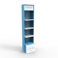 China Retail Store Bread Display Stand Floor Standing Display Unit With Custom Logo for sale