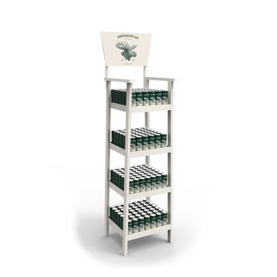 China 4 Layers Wine Display Stand Lychee Sauce Bottle Stand For Cocktail Material for sale