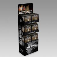 China Juice Wine Display Stand Wooden Beer Display Rack 5 Layers for sale