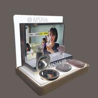 China Customized Cosmetic Display Stand Tabletop Splendid Telephone Headset Holder Acrylic for sale