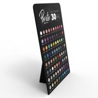 China PVC Foam Board Display Stand Countertop Eyeliner Display Stand Single Sided for sale
