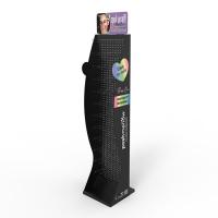 China Customized Eyeshadow Display Rack Palette Metal Display Stand Cosmetic For Supermarket for sale