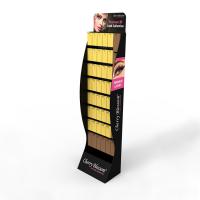 China Customized Eyeshadow Display Rack Palette Metal Display Stand Cosmetic For Supermarket for sale