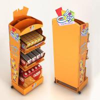 China Floorstanding Cosmetic Display Stand Toothpaste Supermarket Shelf Rack With Shelves for sale