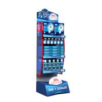 China Demountable Metal Cosmetic Display Rack Supermarket Display Rack For Sanitary Pads for sale