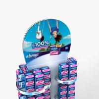 China Oral Care Products Cosmetic Display Stand Free Standing Metal Wire Display Stands for sale