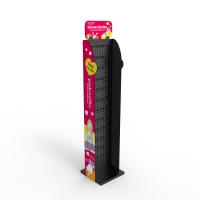 China Free Standing Cosmetic Display Stand Kena Metal Pegboard Display Stands Department Store for sale