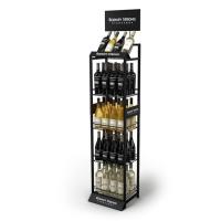 China Free Standing Cosmetic Display Stand Kena Metal Pegboard Display Stands Department Store for sale