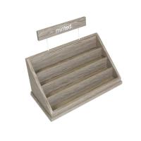 China Countertop Essential Oil Display Rack Bamboo Wooden Essential Oil Display Stands Boutique for sale