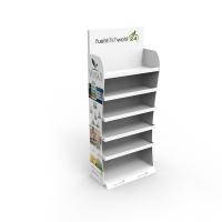 China 6 Layer Cosmetic Display Stand Wood Pharmacy Display Stand For Health Care Products for sale