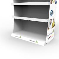 China 6 Layer Cosmetic Display Stand Wood Pharmacy Display Stand For Health Care Products for sale