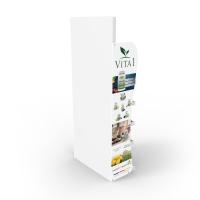 China 6 Layer Cosmetic Display Stand Wood Pharmacy Display Stand For Health Care Products for sale