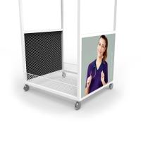 China Custom Clothing Display Racks Gondola Retail Clothing Display Stand For Shops for sale