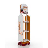 China Splendid Clothing Display Racks Free Standing Shoes Display Stand Steel With Baskets for sale