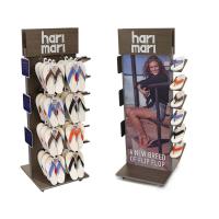 China Wood Painted Shoe Display Stand Gondola Slipper Display Stand For Supermarket for sale
