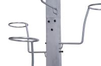 China Demountable Clothing Display Racks Football Helmet Display Stand Metal For Stores for sale