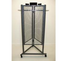 China Pragmatic Gridwall Display Stand Metal Grid Display Stands For Garment Accessories for sale