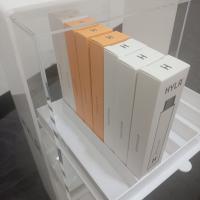 China Retail Store Vape Display Stand Countertop Acrylic Display Stand With Pushers Cigarette Showcase for sale