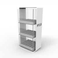 China Retail Store Vape Display Stand Countertop Acrylic Display Stand With Pushers Cigarette Showcase for sale