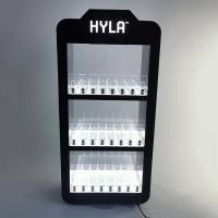 China Counter Top Acrylic Vape Display Stand LED Display Stand For E Products for sale