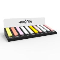 China Hot Selling Nail Polish Display Stand Acrylic Countertop Cosmetic Display Rack With Customized Logo for sale
