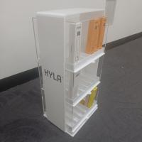 China Hot Selling Nail Polish Display Stand Acrylic Countertop Cosmetic Display Rack With Customized Logo for sale