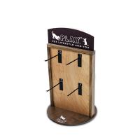 China Customized Wooden Display Stand Lipstick Counter Display Rack for Specialty Store for sale