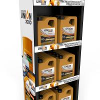 China Castrol Lubricating Motor Oil Display Rack Engine Oil Display Rack For Garage for sale