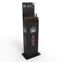 China Custom Aerosol Paint Steel Display Rack Race Gas Store Display Stand For Moter Racing for sale