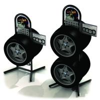 China Repair Shop Metal Display Holder Auto Parts Display Rack for sale