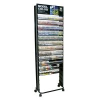 China Tinplate Refillable Metal Display Stands Bottle Display Stand Storage Hair Spray Gas Tin Can for sale