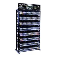 China Tinplate Refillable Metal Display Stands Bottle Display Stand Storage Hair Spray Gas Tin Can for sale