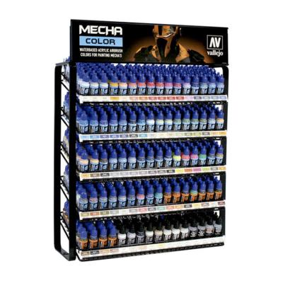 China Supermarket Metal Display Stands Oil Paint Free Standing Wire Display Racks for sale