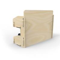 China Dismountable Wooden Display Stand Wooden Hand Cream Display Stand for sale