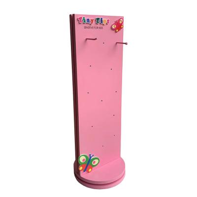 China Modern Wooden Display Stand Free Standing Turning Display Stand Tiny Tips Sensitive For Kids for sale