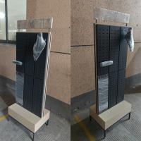 China Double Sided Hair Extension Display Rack Wooden Hair Extension Display Stand for sale