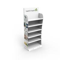 China Drug Pharmacy Display Stand Wood Medicine Display Rack With Custom Logo for sale