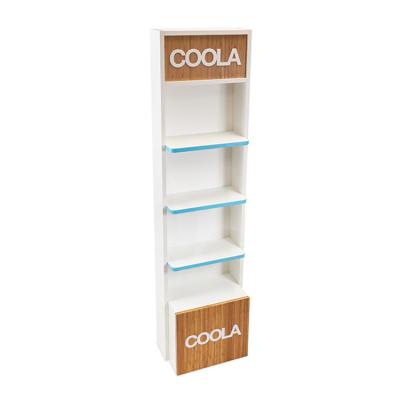 China POS Wooden Display Stand Suncare Products Freestanding Retail Display For Cosmetic Store for sale