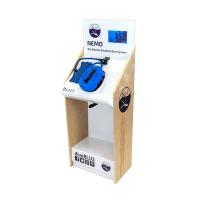 China POS Wooden Display Stand Suncare Products Freestanding Retail Display For Cosmetic Store for sale