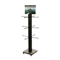 China Modern Flip Flop Display Stand Rotating Shoe Rack Display With Customized Logo for sale