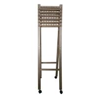 China Braid Wooden Shop Display Stands Display Wooden Stand With Casters For Store for sale