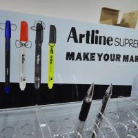 China Custom Acrylic Pen Display Stand Acrylic Pen Display Holders For Company Staff for sale