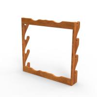 China Wall Mounted Pop Pos Display Pinewood Wooden Gun Display Rack for sale