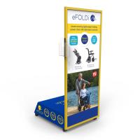 China Oak Electric Bicycle Stand Electric Scooter Stand Display For Retail Shop for sale