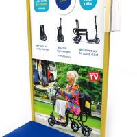 China Oak Electric Bicycle Stand Electric Scooter Stand Display For Retail Shop for sale